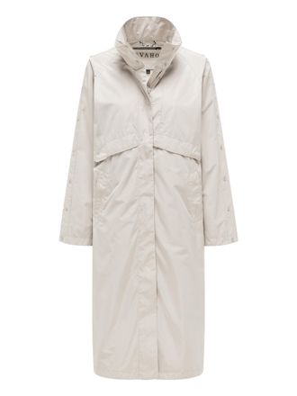 Navahoo Damen Parka &Uuml;bergangsjacke Zenbl&uuml;te mit Stehkragen