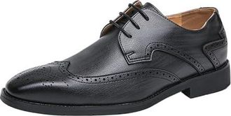 Generic Chaussures Oxford Modernes Respirantes for Hommes, en Cuir Verni Luxe, Bout Pointu, Style Mocassin Classique