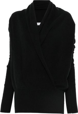 7 For All Mankind Pull Col Rond - Noir