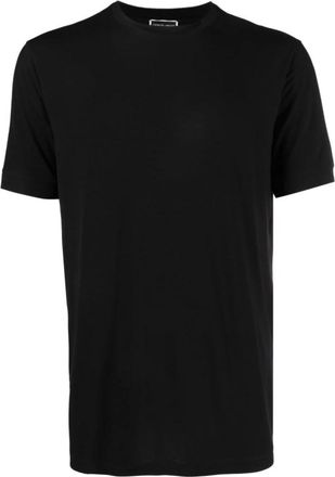 Giorgio Armani Homme, Tops, Noir, Taille: M T-shirt Icon &agrave; col rond