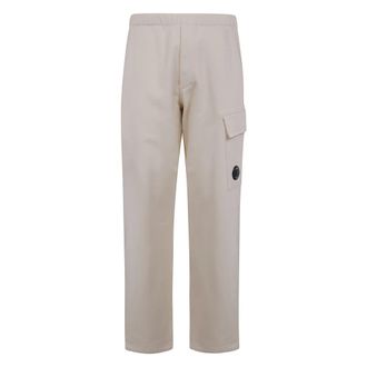 C.P. Company Diagonal Raised Fleece Cargo Sweatpants - - Trousers - Herren - Beige - S