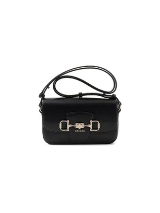 Guess Womens Crossbody Bag Black Polyurethane - Crossbody-Bags