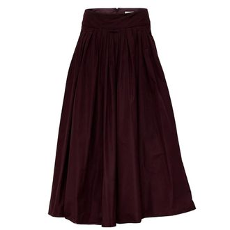 Max Mara Romina Plisseerock - - Skirts - Damen - Rot - M