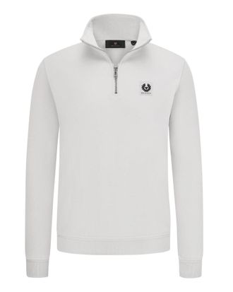 Belstaff Softer Sweat-Troyer aus Baumwolle mit Logo-Aufn&auml;her in