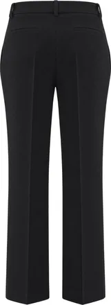 P.A.R.O.S.H. Tailored Straight-Leg Trousers - Black