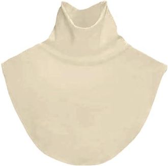 Generic Chemisier en coton grande taille &eacute;charpe chaude pour homme et femme avec col pour femme, beige, Taille unique