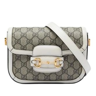Gucci Sac bandouli&egrave;re vintage Pre-owned en toile - Femme - Pre-owned - Beige - Taille: ONE Size