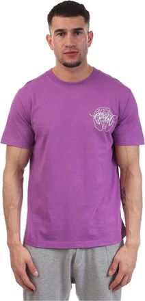 Off-white Off White - Hand T-Shirt f&uuml;r Herren, Schmal (Violett/Wei&szlig;)
