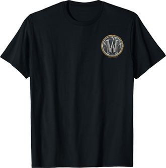 World of Warcraft World of Warcraft Small Chest Pocket Stylized W Logo T-Shirt
