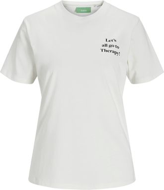 Jack & Jones Jack & Jones Damen Jxnaomi Reg Tee JRS T-Shirt, Vanilla Ice, S EU