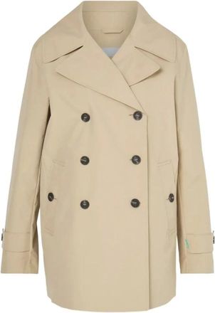Save The Duck Femme, Manteaux, Beige, Taille: 44 FR Sofi Double-Breasted Parka