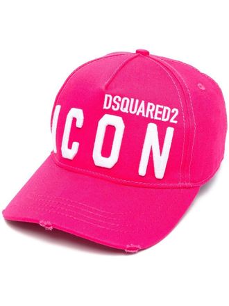 Dsquared2 casquette &agrave; logo brod&eacute; - Rose