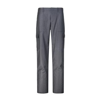 Etro Wollhose mit Relaxter Passform und Taschen - - Trousers - Herren - Grau - XL