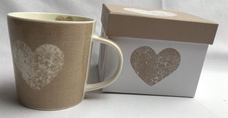 ppd Kaffeebecher Tasse Becher in Box Herz Fashion Heart