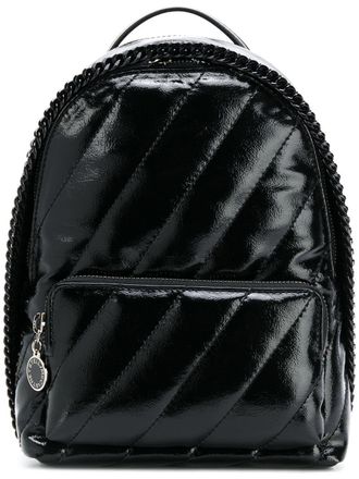 Stella McCartney sac &agrave; dos en cuir artificiel - Noir
