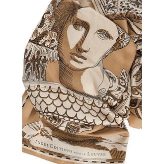 Inou&iuml; Editions Foulard &agrave; motif en soie Archives