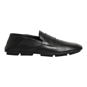 Dolce & Gabbana Deerskin Driver Schuhe - - Shoes - Herren - Schwarzk - 42 EU
