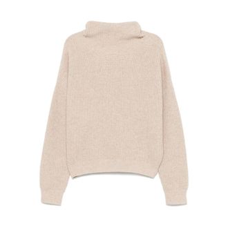 Isabel Marant Ecru Drop Shoulder Sweater - - Knitwear - Damen - Beige - M