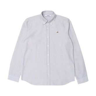 Edmmond Studios Duck Striped Shirt - - Shirts - Herren - Blau - L
