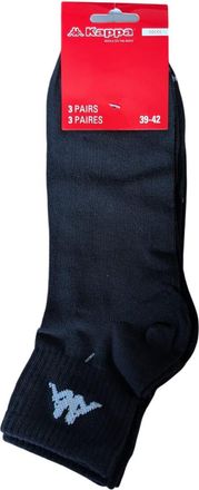 Kappa Pack de 3 chaussettes - noire
