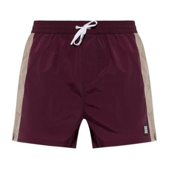 Dsquared2 Logo Badeshorts - - Swimwear - Herren - Rot - 2XL