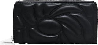 Desigual Portefeuille Long en polyur&eacute;thane pour Femme, Noir, One Size, Accessoires Portefeuille Long PU