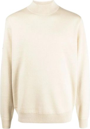 Fred Perry Homme, Pulls, Beige, Taille: XL Pull &agrave; col roul&eacute;