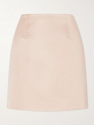 Chlo&eacute; Minirock Aus Duchesse-satin - Pink