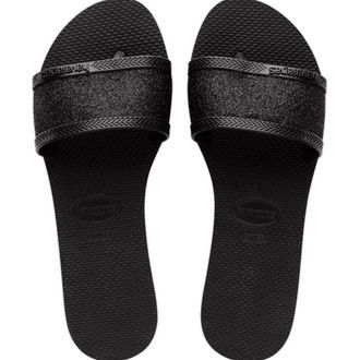 Havaianas You Angra Glitter, Bequeme, stylische, langlebige, breite Strap Glitter Thong Sandalen, f&uuml;r Damen