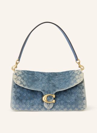 Coach Schultertasche Tabby 36 Mit Schmucksteinen blau
