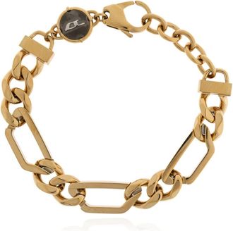 Diesel unisex, Accessoires, Jaune, Taille: ONE Size Bracelet en acier dor&eacute;