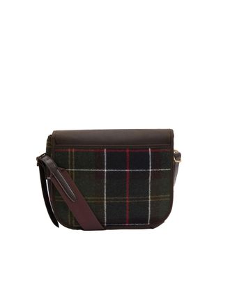 Barbour Womens Shoulder Bag Cromarty Tartan Multicolour Polyester