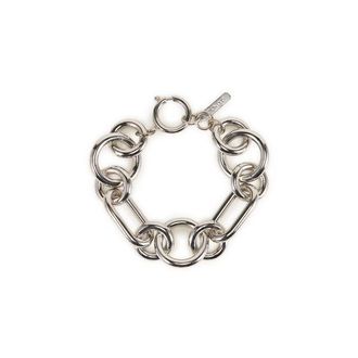 Justine Clenquet Bracelet Troy &agrave; maillons ronds et ovales