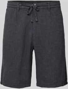 Lindbergh Regular Fit Bermudas aus Baumwoll-Leinen-Mix