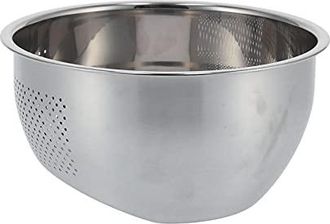 CHICIRIS Tamis &agrave; Riz &eacute;gouttoir en Acier Inoxydable Passoire de Cuisine &eacute;paissie pour L&eacute;gumes Bassin de Vidange Maison, Panier &agrave; Riz Outils de Lavage de Cuisine
