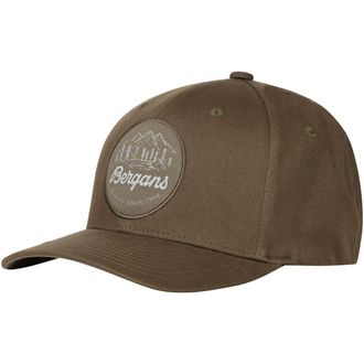 Bergans Nordmarka Epoch Flexfit Cap Gr&uuml;n - Stylische komfortable Cap, Gr&ouml;&szlig;e S-M - Farbe Green Mud