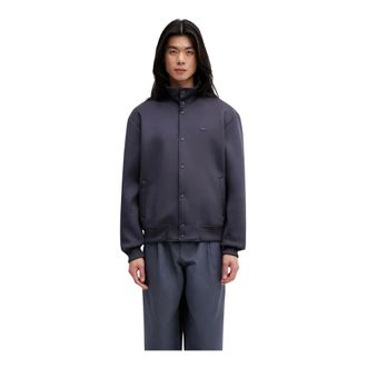 Lacoste SweaT-shirt &agrave; col montant - Homme - Vestes - Gris - Taille: L