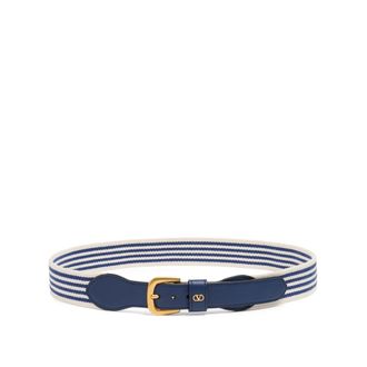 Valentino Garavani Homme, Accessoires, Bleu, Taille: 105 CM Ceinture &eacute;l&eacute;gante en cuir