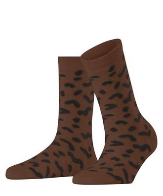Esprit Cozy Memphis W So fil fin doux fantaisie 1 paire, Chaussettes Femme, Marron Rosewood 5225, 35-38