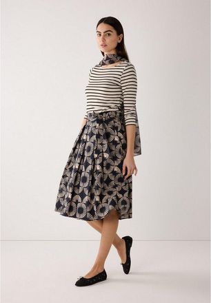 More & More 3/4-Arm-Shirt stretchiges 3/4 Arm, Streifenshirt