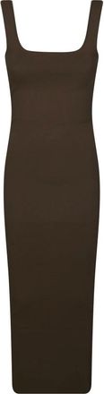 Entire studios Entire Studios, Femme, Robes, Brun, Taille: 40 FR Abito Square Midi