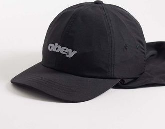 Obey Sahara - Casquette de trail &agrave; six pans - Noir