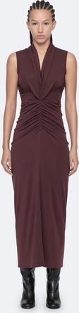 AllSaints Dariya Kleid in Oxblood-Rot