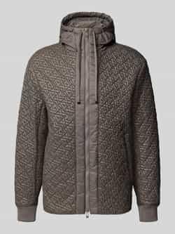 A|X Armani Exchange Blouson mit Zweiwege-Rei&szlig;verschluss und Stehkragen