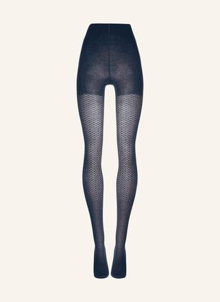 Wolford Wolford Tights Merino Pattern Tights blau