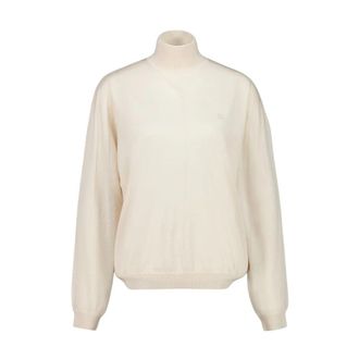 Courr&egrave;ges Merino-Woll-Rollkragenpullover - - Knitwear - Damen - Beige - L
