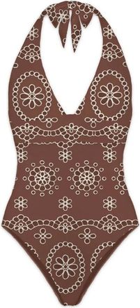 MC2 Saint Barth Femme, Maillots de bain, Brun, Taille: 44 FR One-piece
