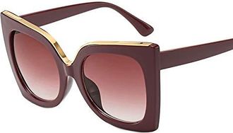 Generic Lunettes de soleil tendance à grand cadre pour hommes et femmes pour tir de rue ombrage extérieur (couleur : F, taille : moyen) 2026