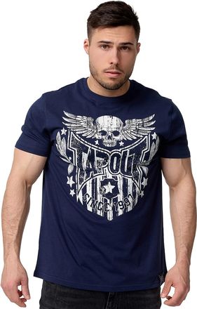 Tapout Herren T-Shirt Normale Passform Westlake Navy/White 3XL, 940012