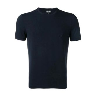 Giorgio Armani Homme, Tops, Bleu, Taille: 3XL Ubsg T-shirt